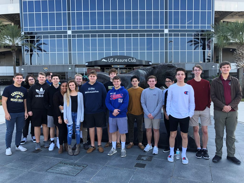 TIAA Bank Field Welcomes Nease High School Sports Media Students ...