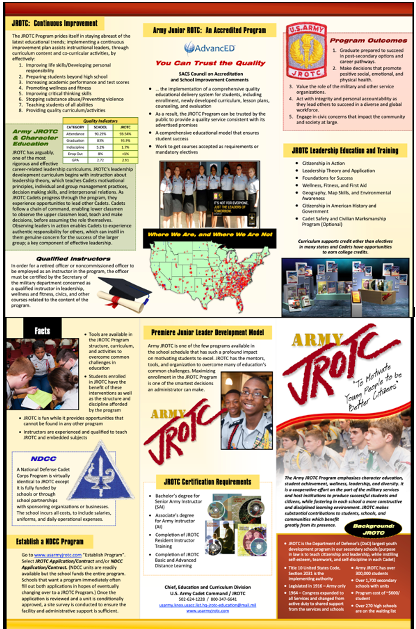 St. Augustine High School - Army JROTC - Career and Technical Education ...