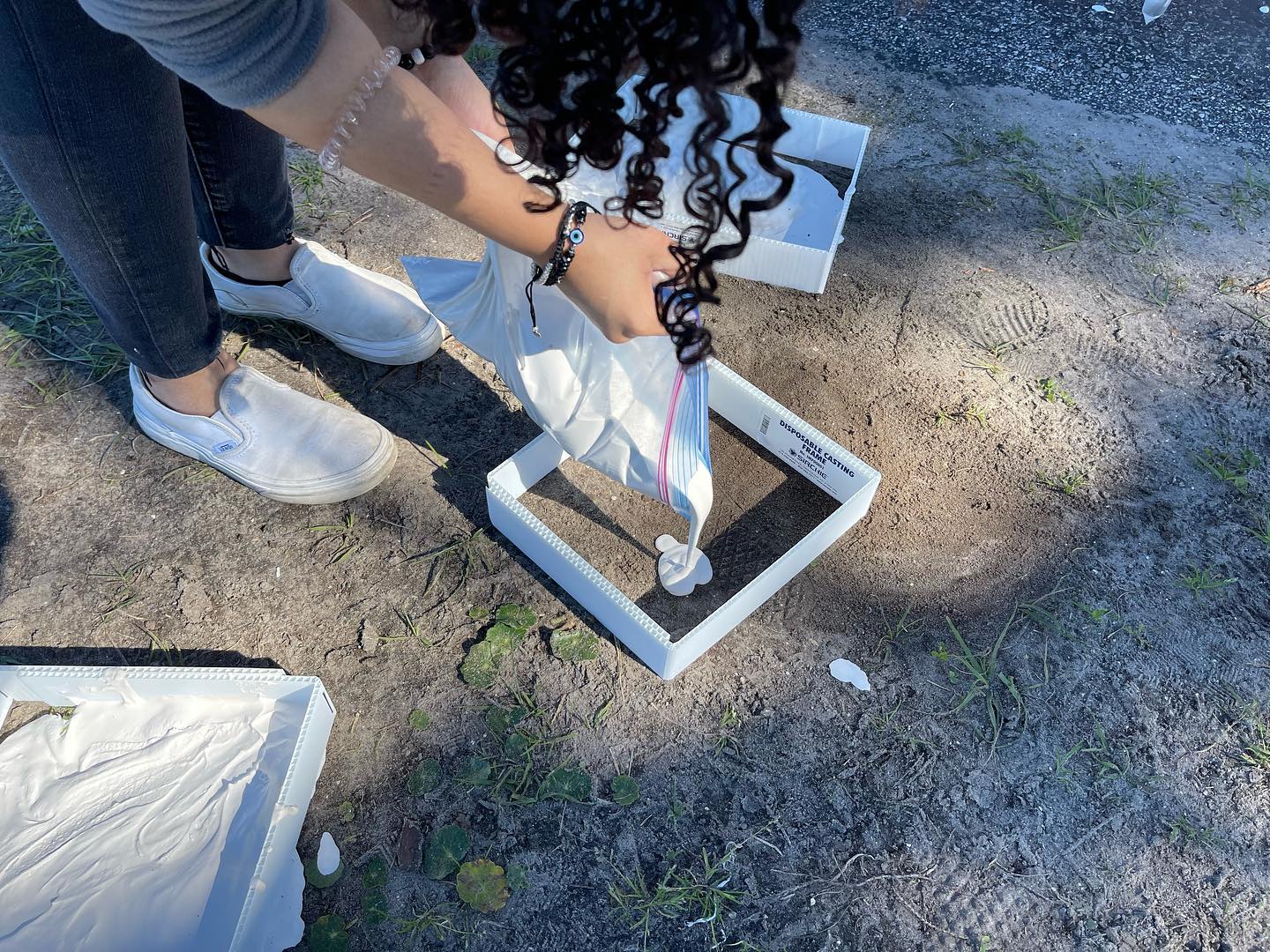 The Academy of Law and Homeland Security Students Practice With Plaster ...