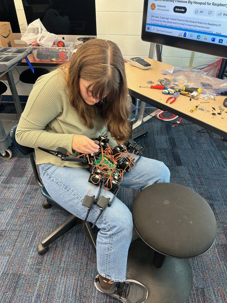 Hexapod Robot Build! IT Academy at work! - Career and Technical Education (CTE) of St. Johns County