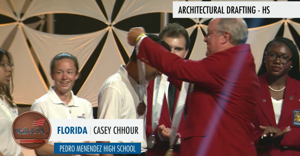 Casey Chhour take the bronze medal at national SkillUSA competition ...